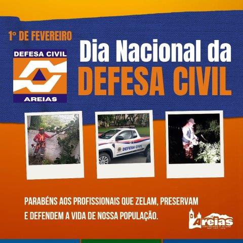 HOMENAGEM AOS PROFISSIONAIS DA DEFESA CIVIL Hoje, 1° de Fevereiro, é ...